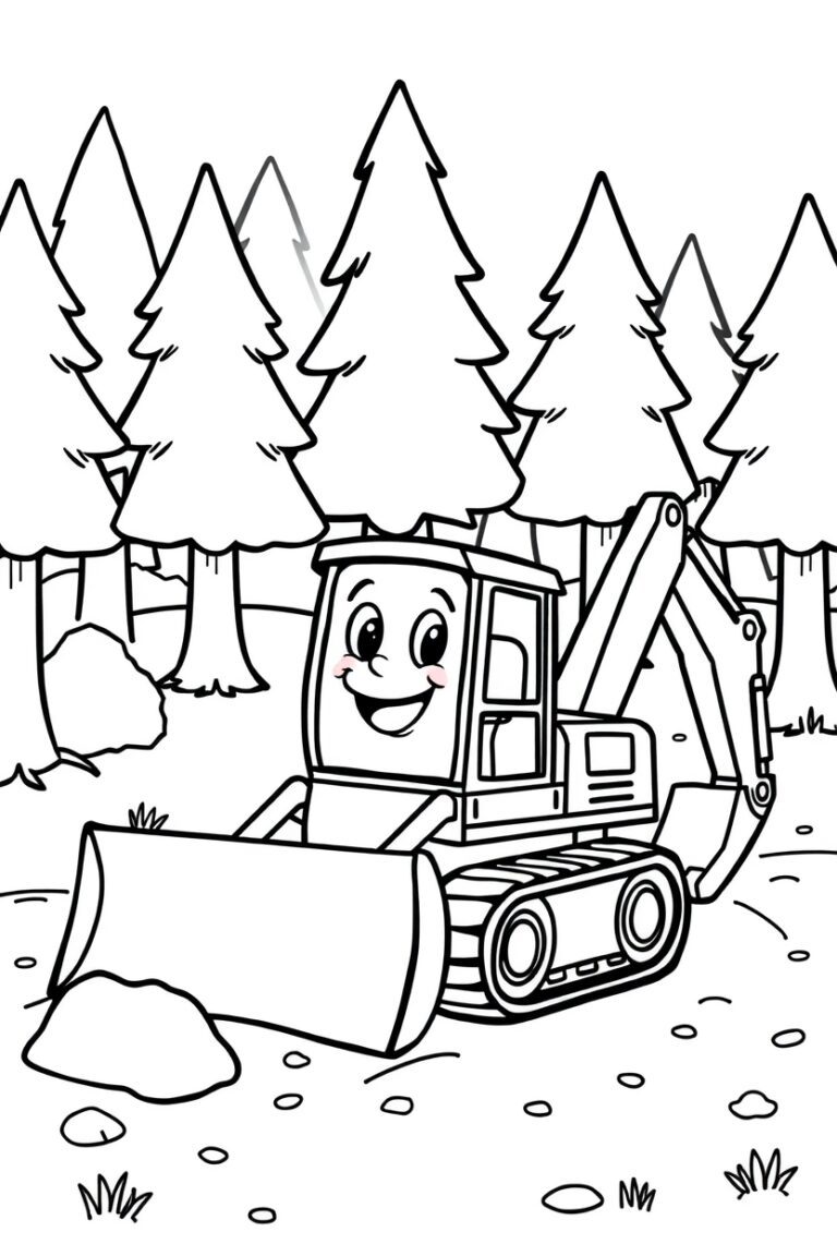 20 Digger coloring pages - My free coloring world